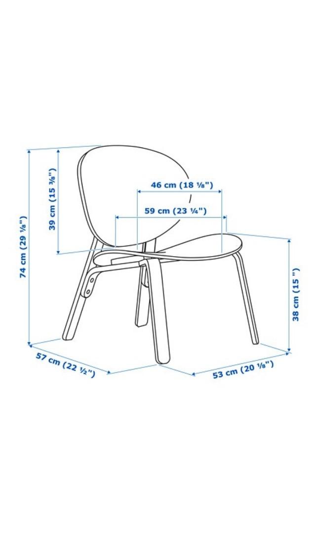 Ikea easy chair, Furniture & Home Living, Furniture, Chairs on Carousell
