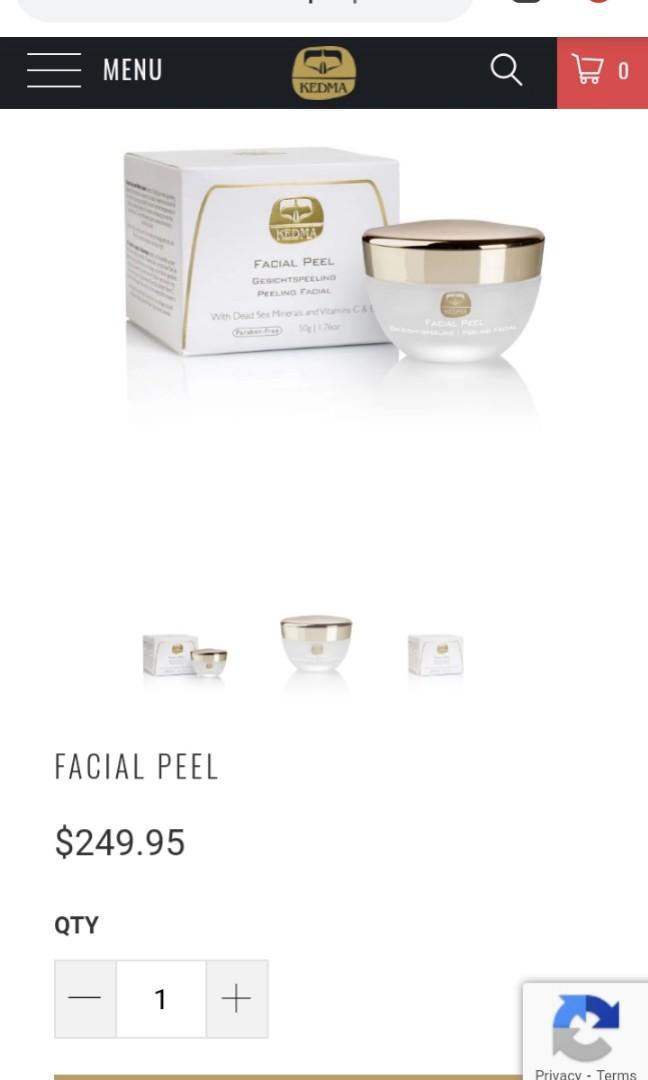 Kedma Facial Peel, Beauty & Personal Care, Face, Face Care on Carousell