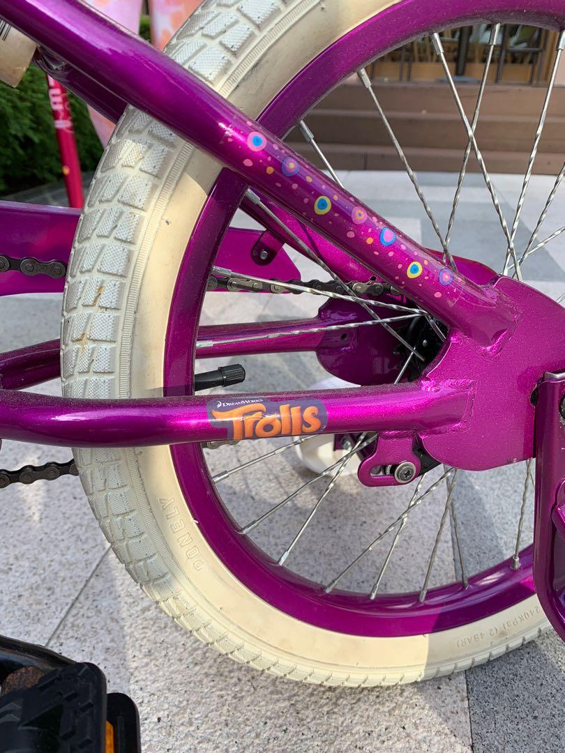 Kids Dreamworks Trolls Bicycle, Sports Equipment, Bicycles & Parts ...