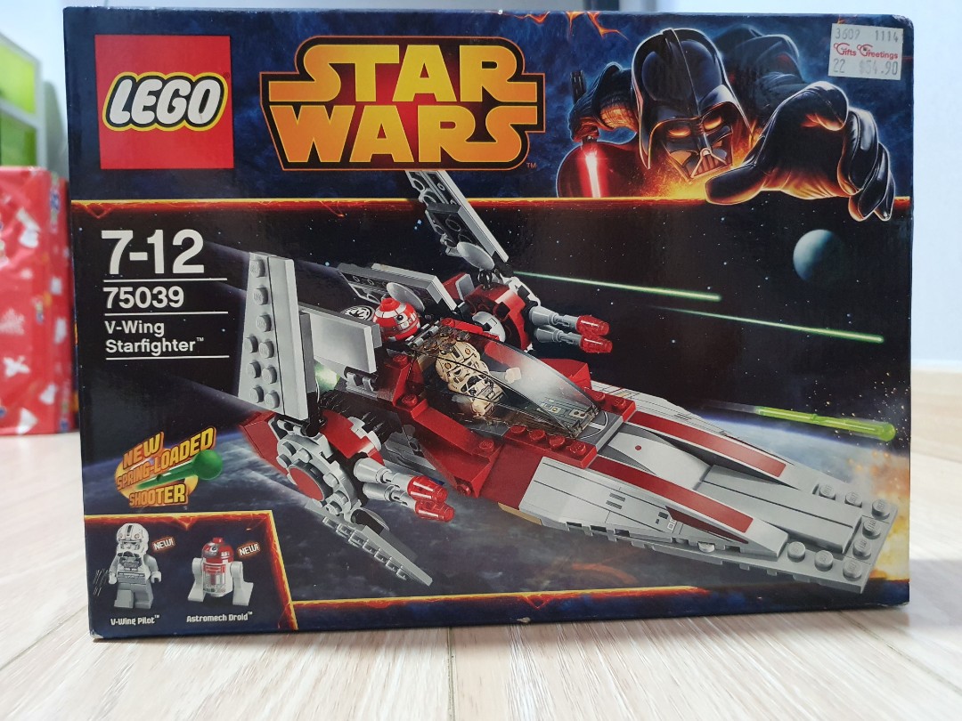 LEGO Starwars 75039 V-wing Star Fighter, Hobbies & Toys, Toys & Games ...