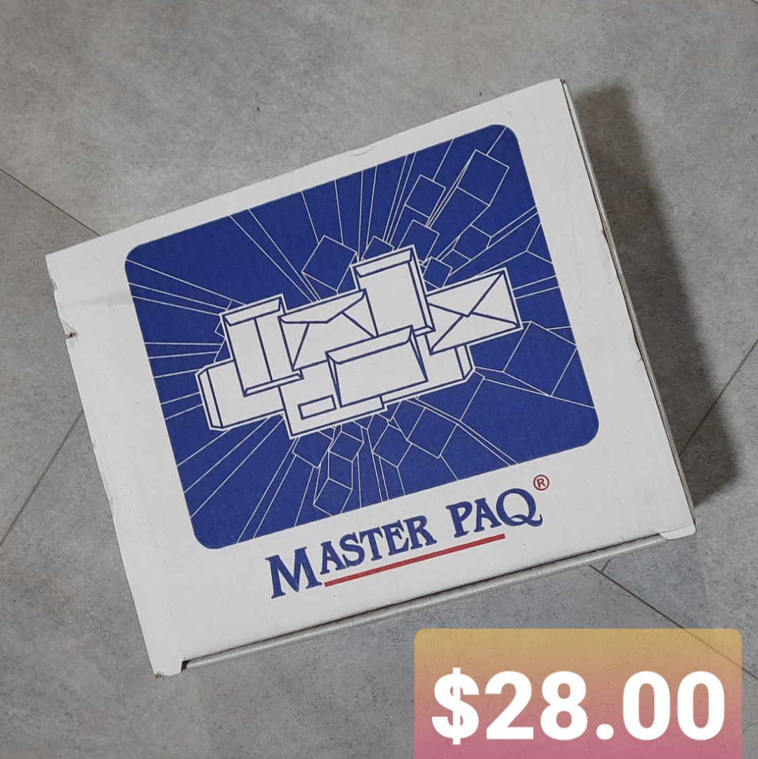 Master PAQ Peel & Seal Envelope - 500pcs, Hobbies & Toys, Stationery ...