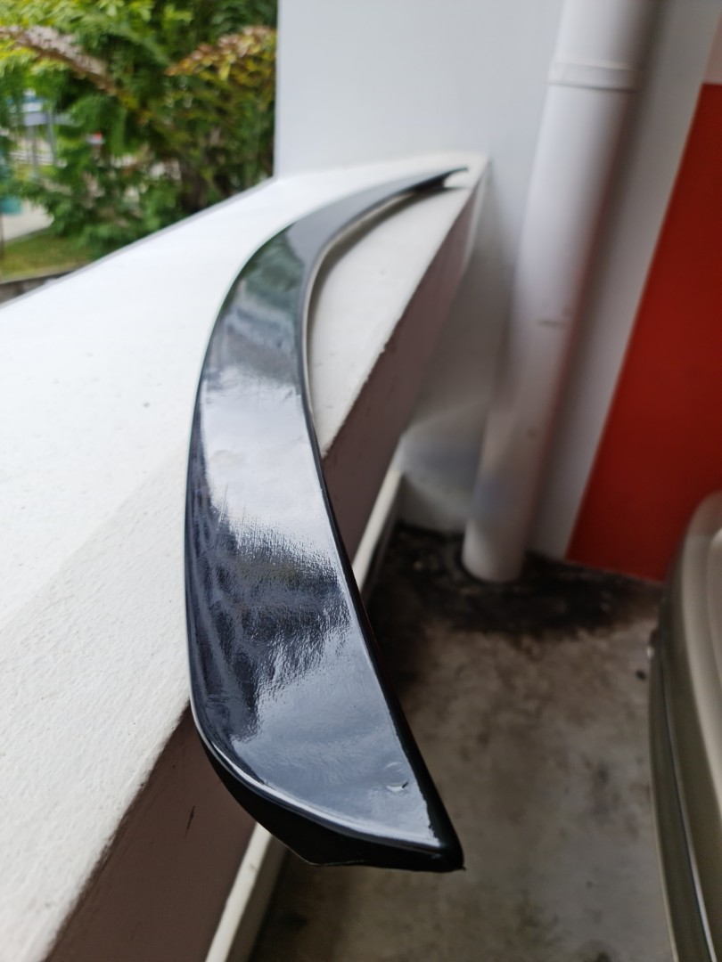 Mercedes W204 rear boot lip spoiler, Car Accessories, Accessories on ...