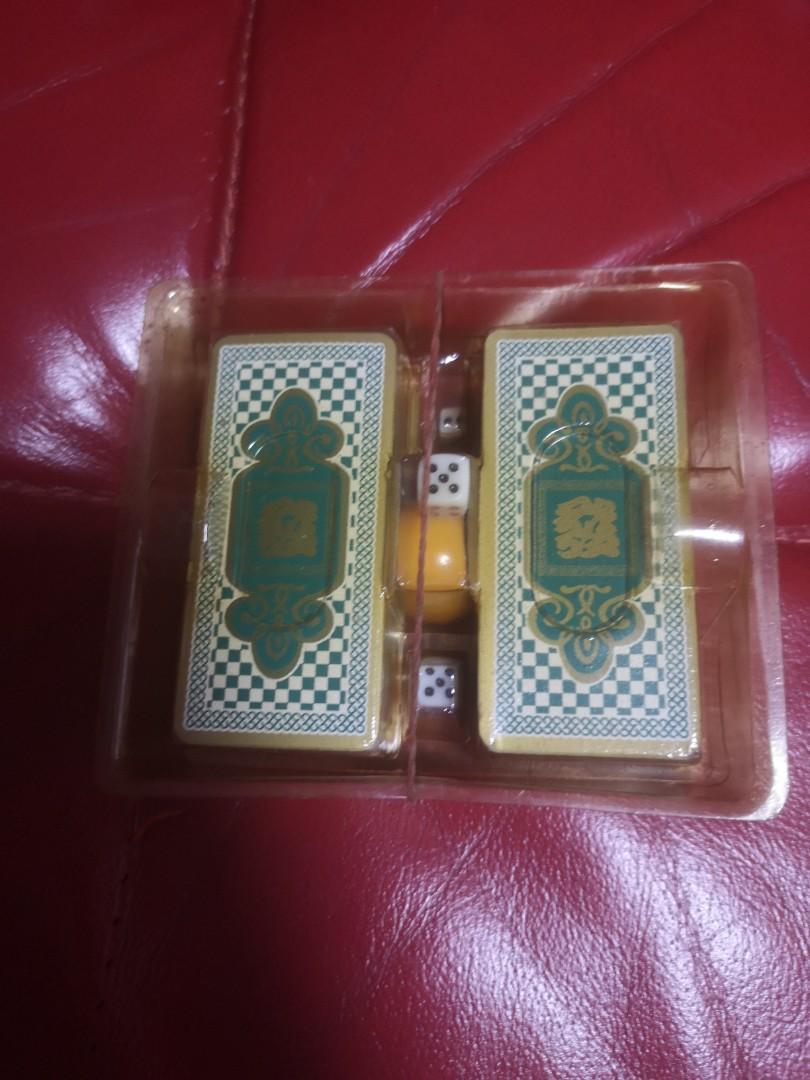 mini small mahjong set. card mahjong, Hobbies & Toys, Toys & Games on ...