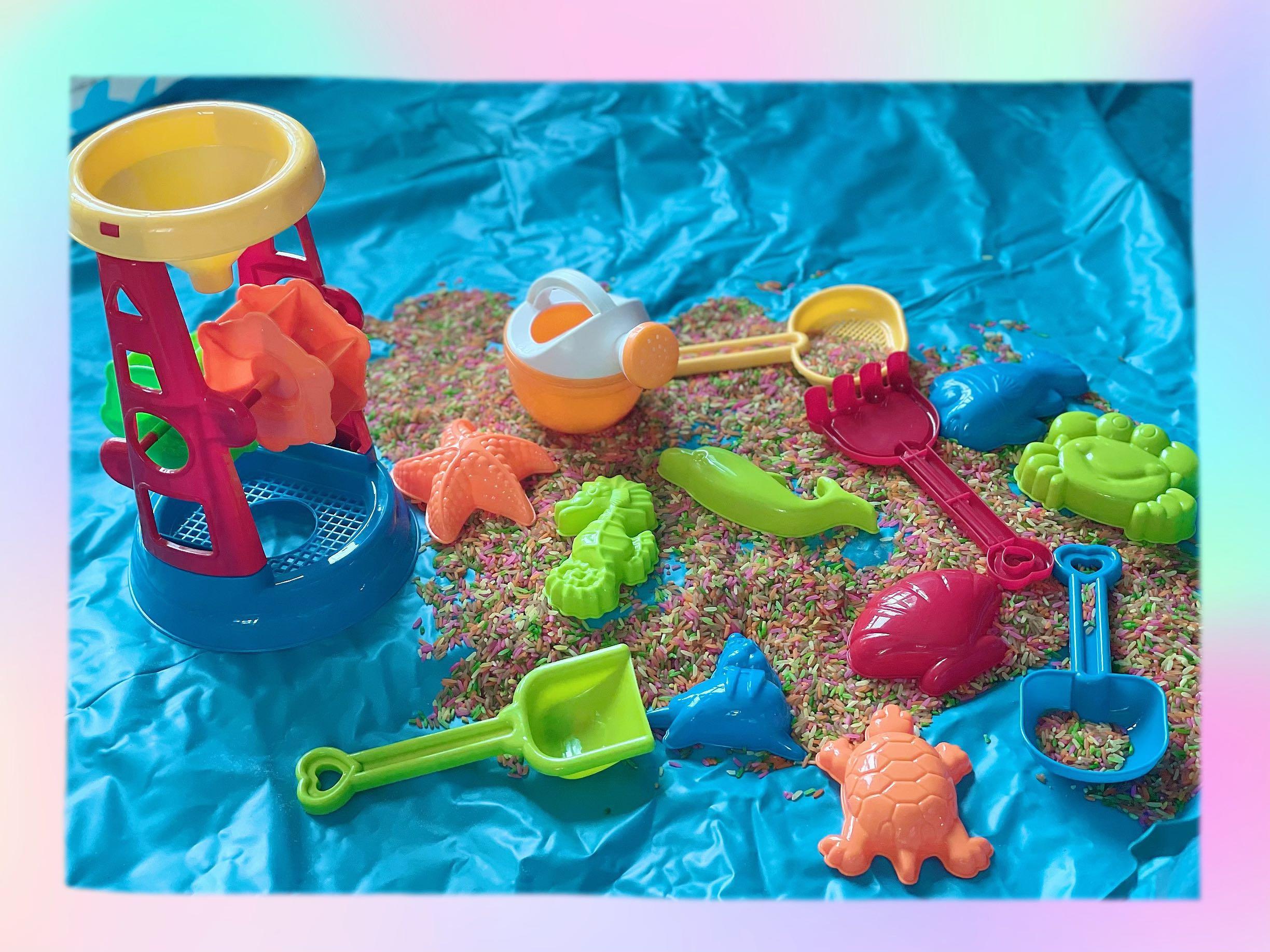 Brand New 14pcs Sand/rice/kinetic play Set, Hobbies & Toys, Toys ...
