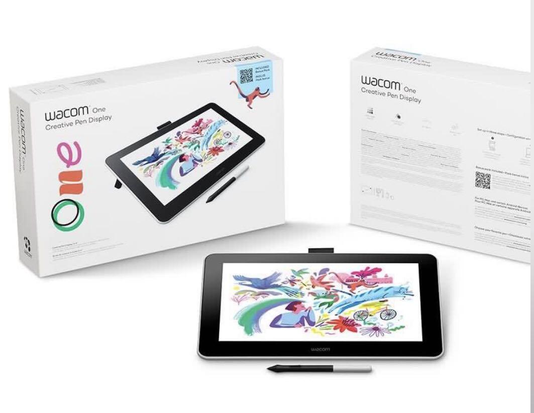 Wacom One (DTC-133) Graphic Drawing Pen Display Tablet, Mobile Phones ...