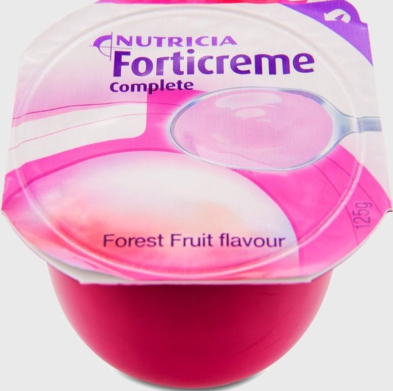 Nutricia Forticreme Complete 125g (4 pots), Health & Nutrition, Health ...