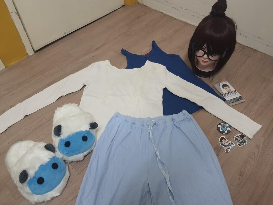 Overwatch Mei Pajamas Rise and Shine version Cosplay Fullset including ...