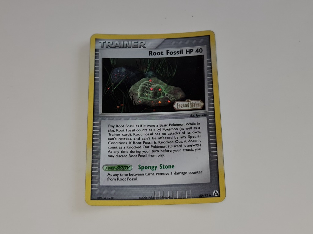Pokemon Root Fossil PTCG, Hobbies & Toys, Toys & Games on Carousell