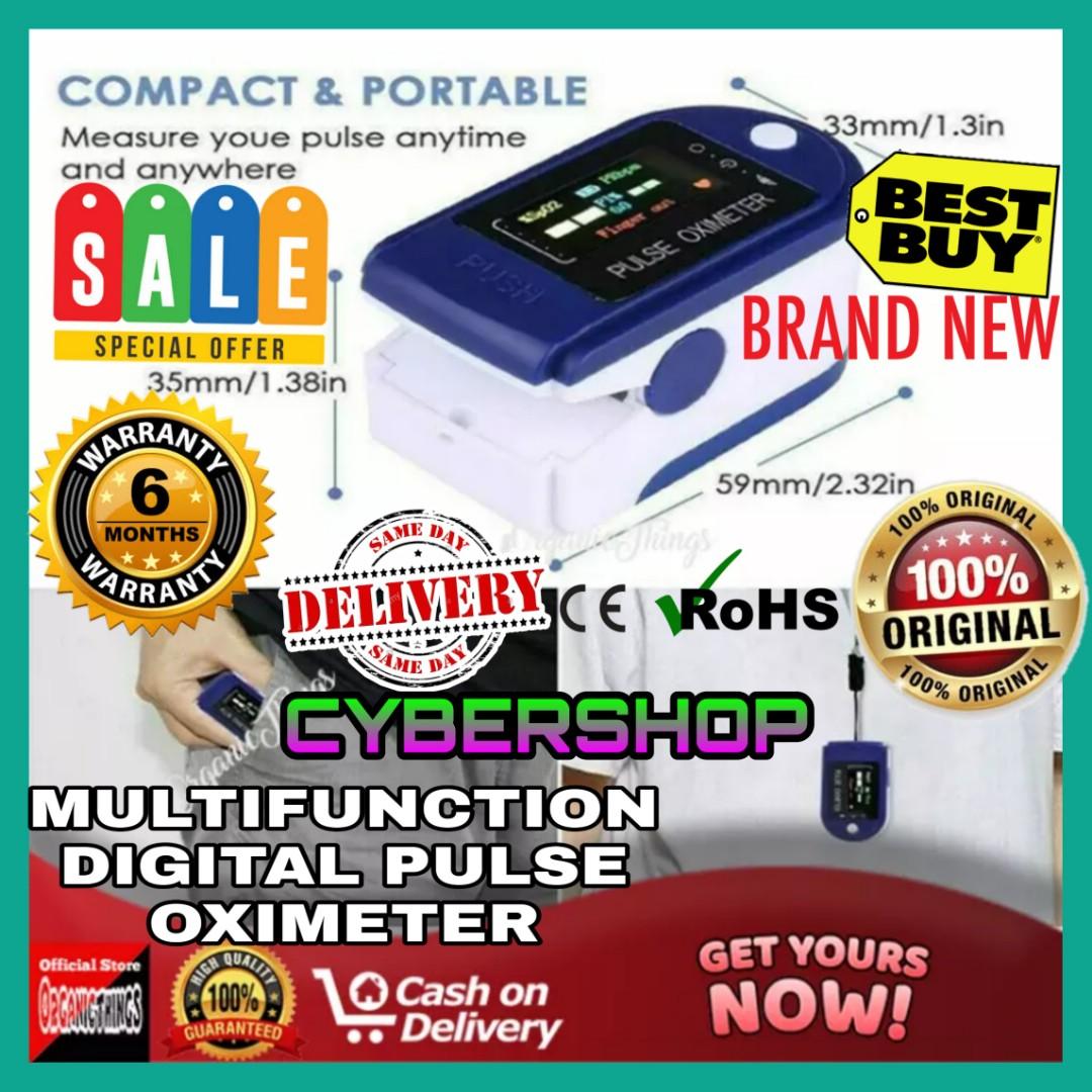 PULSE OXIMETER DIGITAL ORIGINAL MULTIFUNCTION, Health & Nutrition ...