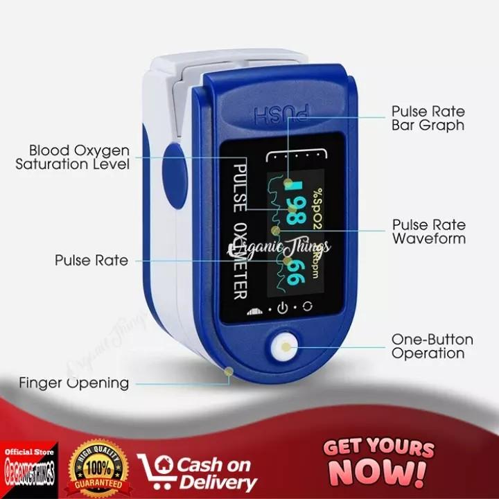 PULSE OXIMETER DIGITAL ORIGINAL MULTIFUNCTION, Health & Nutrition ...