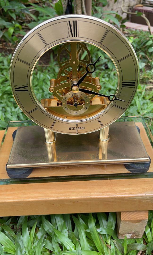 SEIKO table clock, Furniture & Home Living, Home Decor, Clocks on Carousell