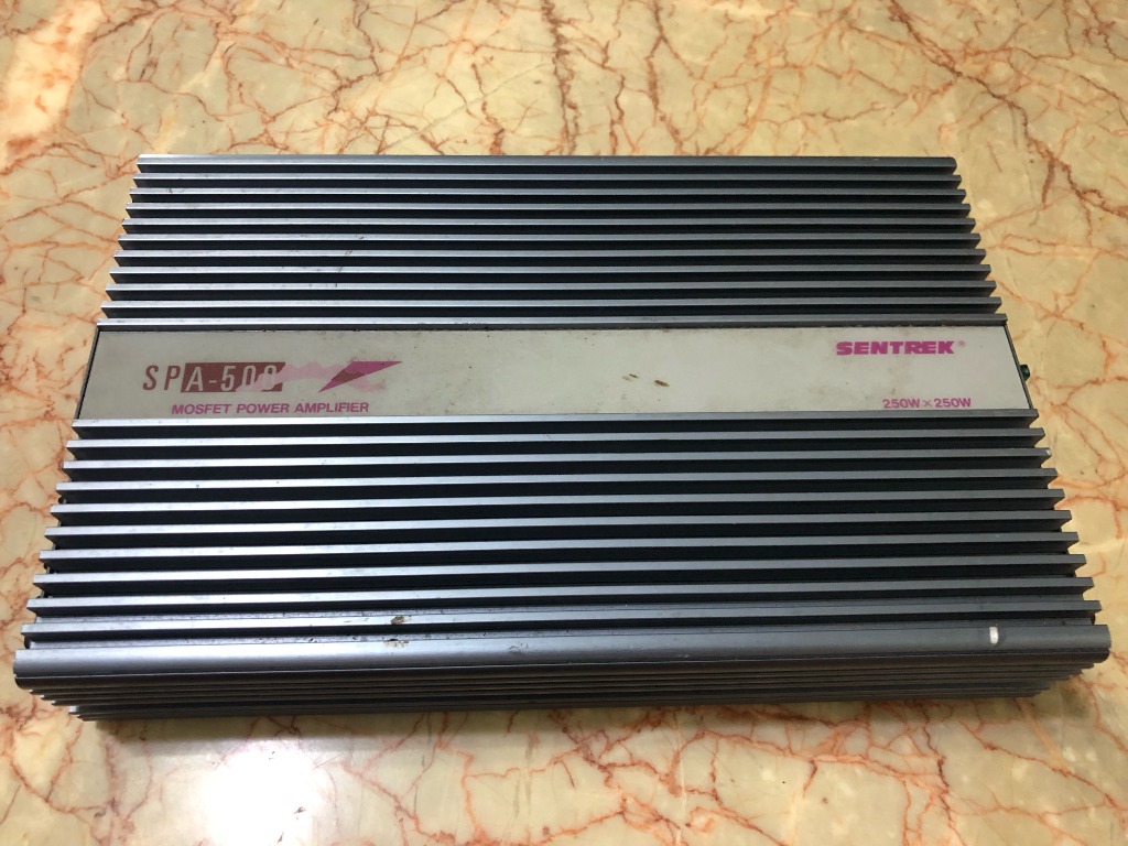 Sentrek car 2 channel amplifier 250W X 2, Audio, Soundbars, Speakers ...