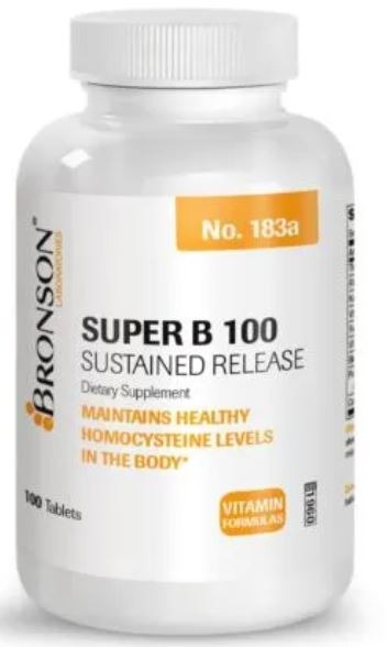 (Sales!)100 Tablets Super Vitamin B Complex Sustained Release, Health ...