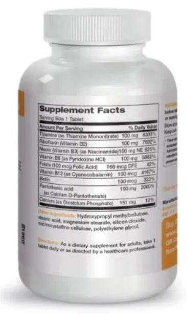 (Sales!)100 Tablets Super Vitamin B Complex Sustained Release, Health ...