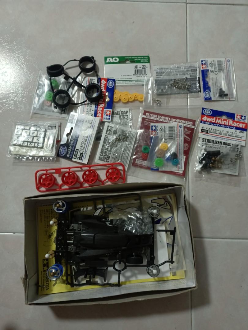 Tamiya mini 4wd set of parts, Hobbies & Toys, Toys & Games on Carousell