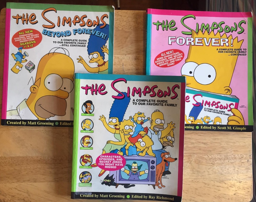 The Simpsons TV Guides, Hobbies & Toys, Books & Magazines, Children's ...