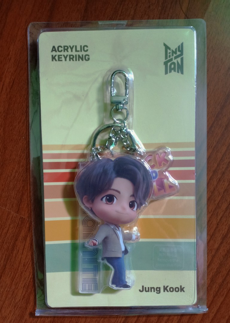 TINYTAN ACRYLIC KEYRING (Jungkook Dynamite Version), Hobbies & Toys, Memorabilia & Collectibles ...