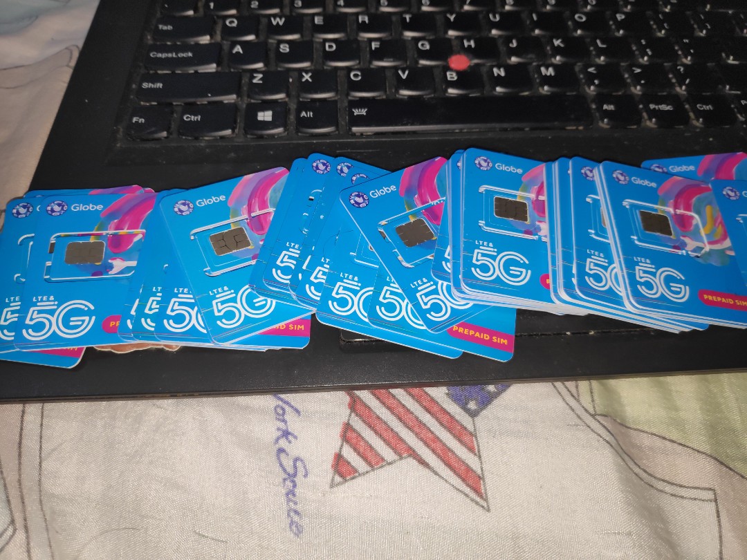 USED GLOBE 5G SIMCARDS WITH SIM BED, Mobile Phones & Gadgets, Mobile ...
