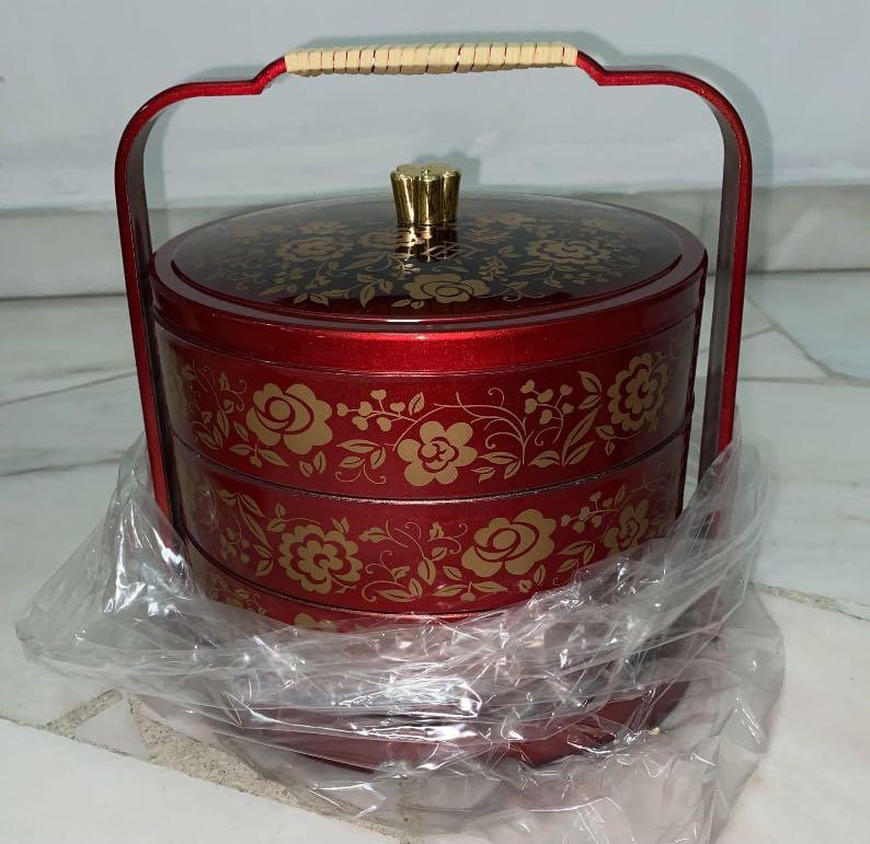 Vintage Tingkat Box, Furniture & Home Living, Kitchenware & Tableware ...