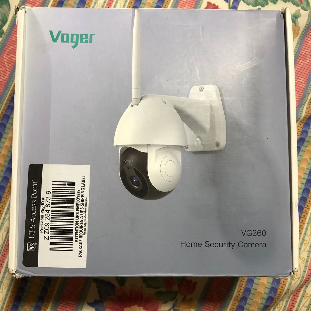 VOGER VG360 Home Security Camera, Furniture & Home Living, Security ...