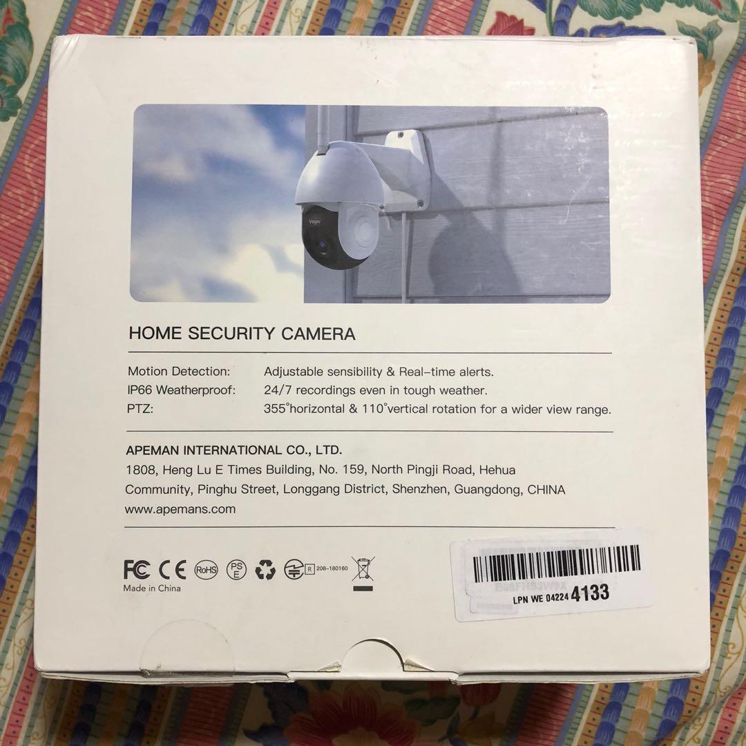 VOGER VG360 Home Security Camera, Furniture & Home Living, Security ...