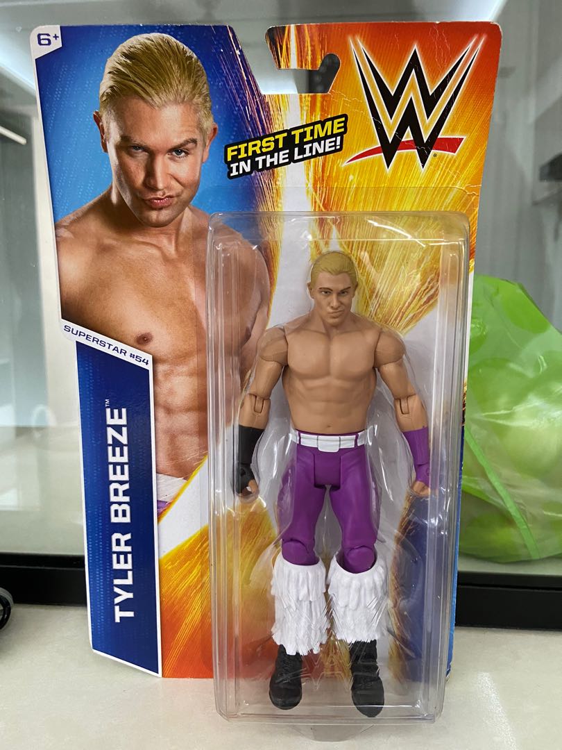 WWE Mattel Basic Tyler Breeze Debut Figure!, Hobbies & Toys, Toys ...
