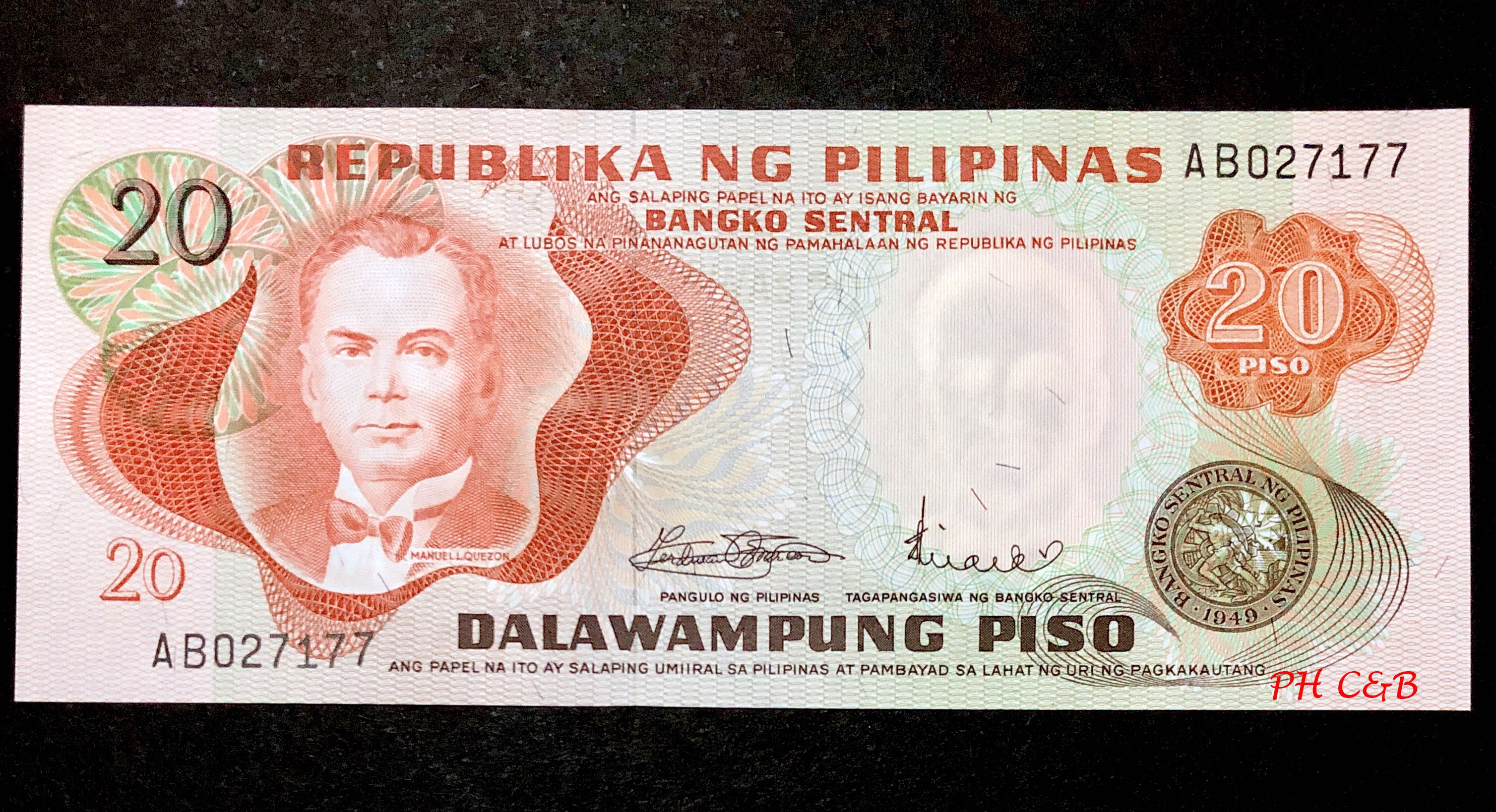 20 Piso Pilipino Series Banknotes, Hobbies & Toys, Memorabilia ...