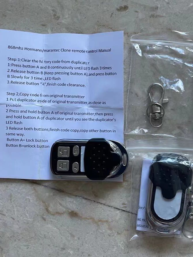 868mhz hormann/marantec clone remote control, Mobile Phones & Gadgets ...