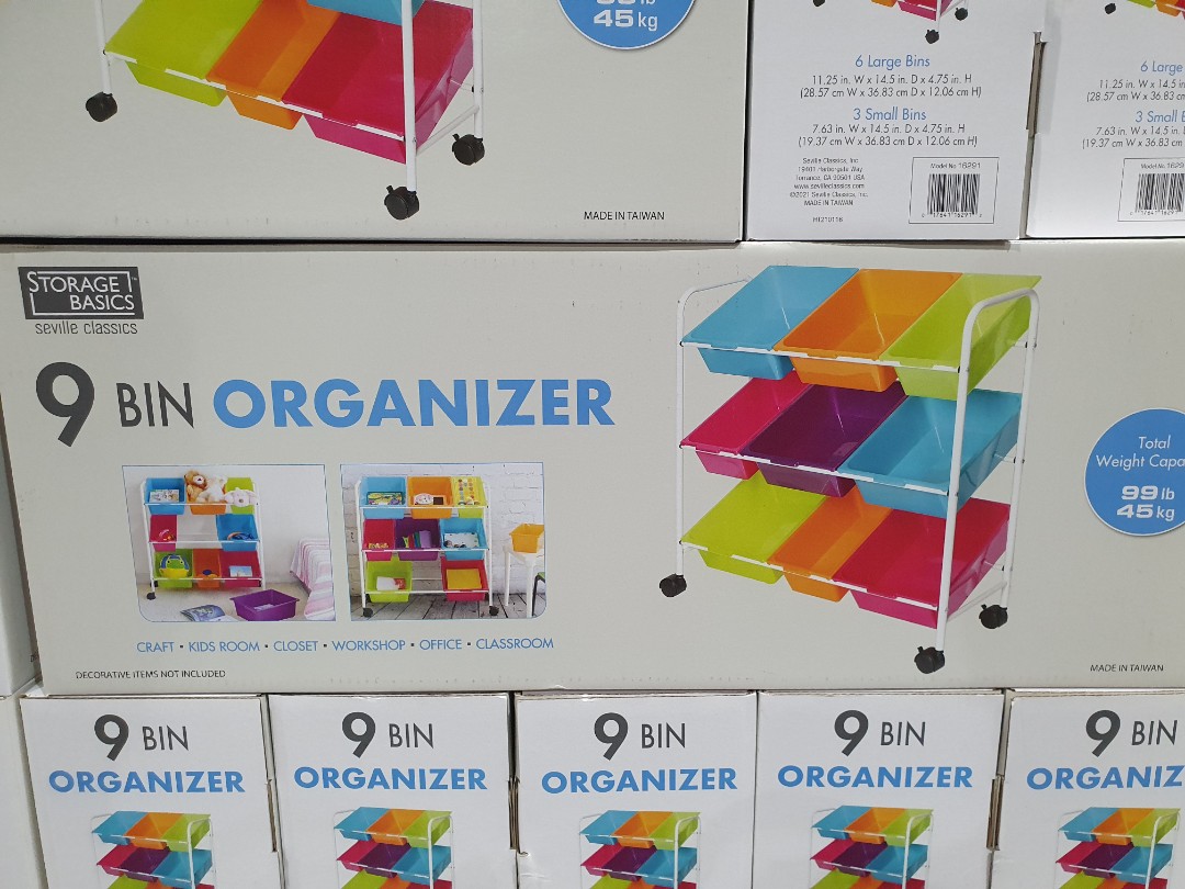 9 Bin Toy Organizer, Babies & Kids, Baby Nursery & Kids Furniture, Kids ...