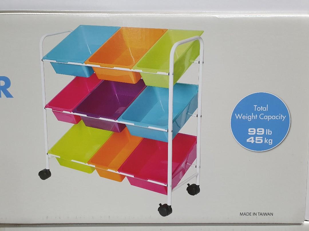 9 Bin Toy Organizer, Babies & Kids, Baby Nursery & Kids Furniture, Kids ...