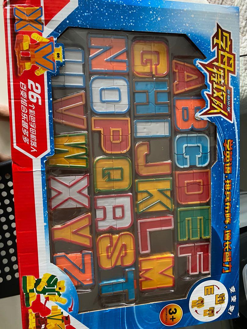 Alphabet Transformers, Hobbies & Toys, Toys & Games on Carousell