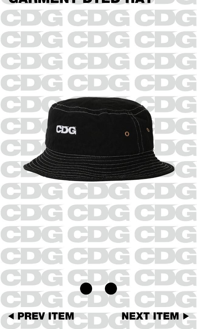 [AUTHENTIC] CDG GARMENT DYED HAT, Men's Fashion, Watches & Accessories ...