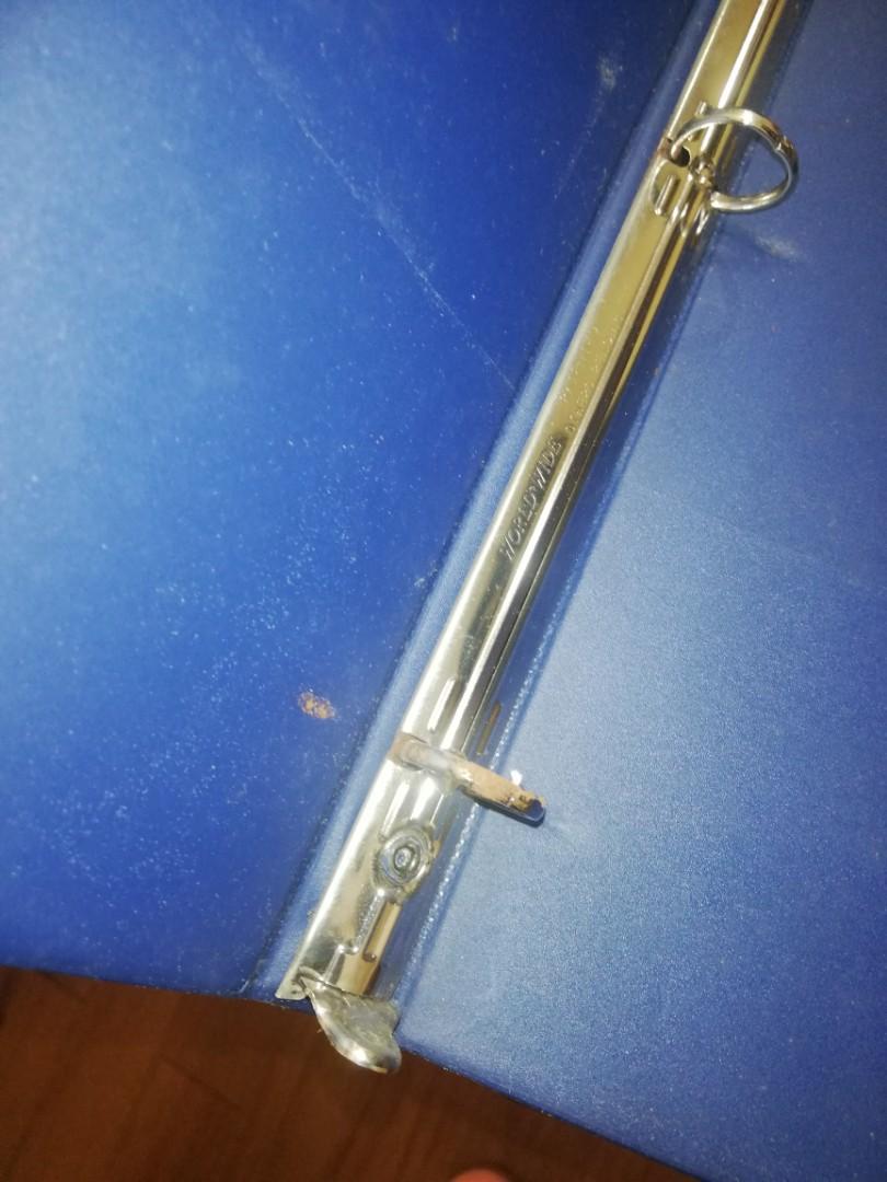 Binder for short bond paper with 3 rings, Hobbies & Toys, Stationary ...