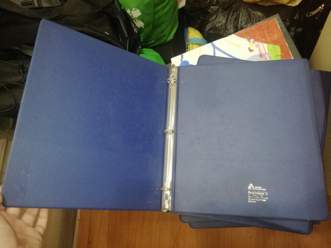 Binder for short bond paper with 3 rings, Hobbies & Toys, Stationary ...