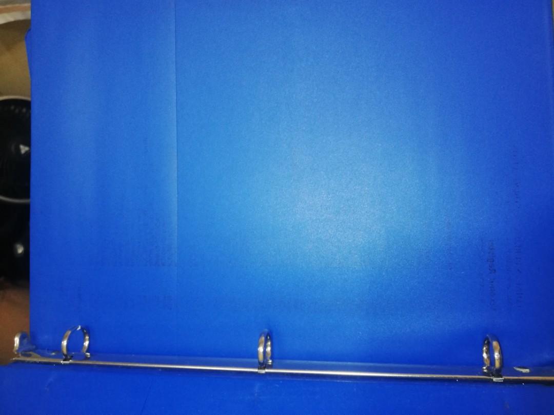 Binder for short bond paper with 3 rings, Hobbies & Toys, Stationary ...