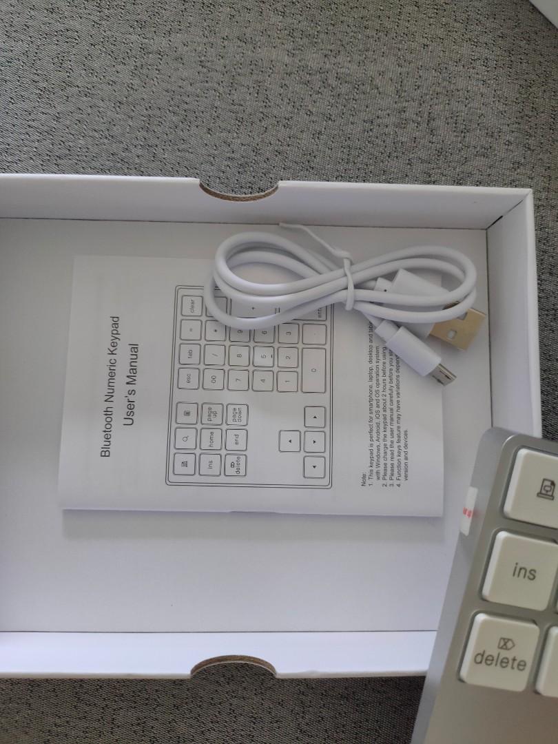 Rare Bluetooth Wireless Numeric keypad, Computers & Tech, Parts & Accessories, Computer Keyboard ...