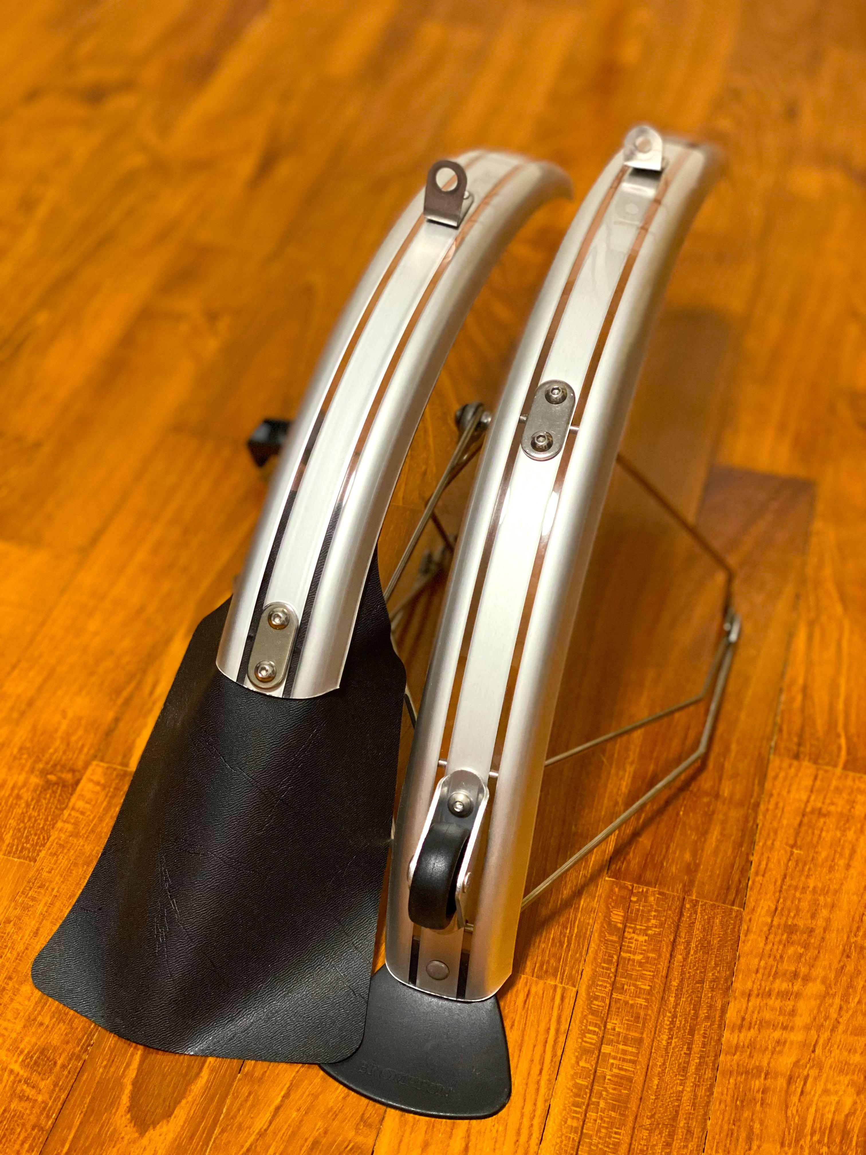 Brompton Mudguard Silver (Original), Sports Equipment, Bicycles & Parts ...