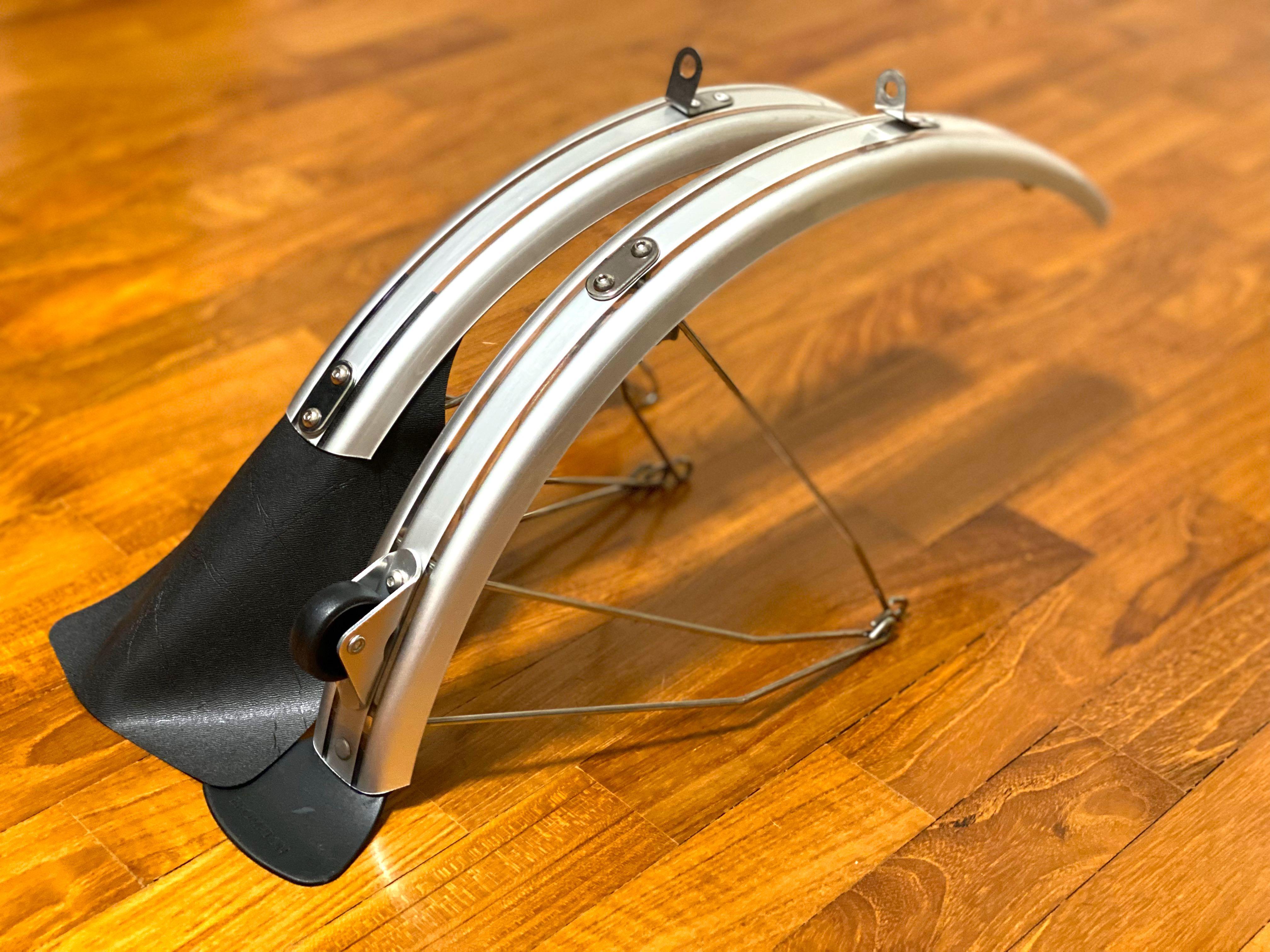Brompton Mudguard Silver (Original), Sports Equipment, Bicycles & Parts ...
