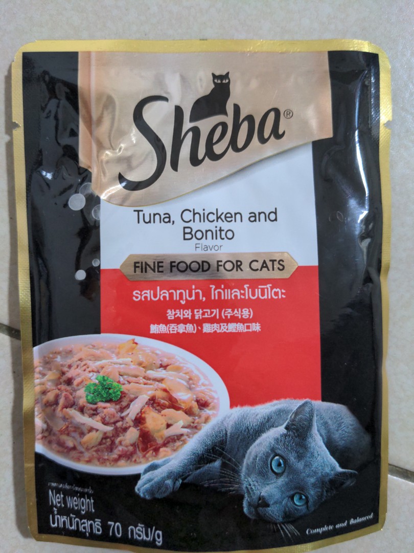 Cat food - Sheba Sachet, Pet Supplies, Pet Food on Carousell