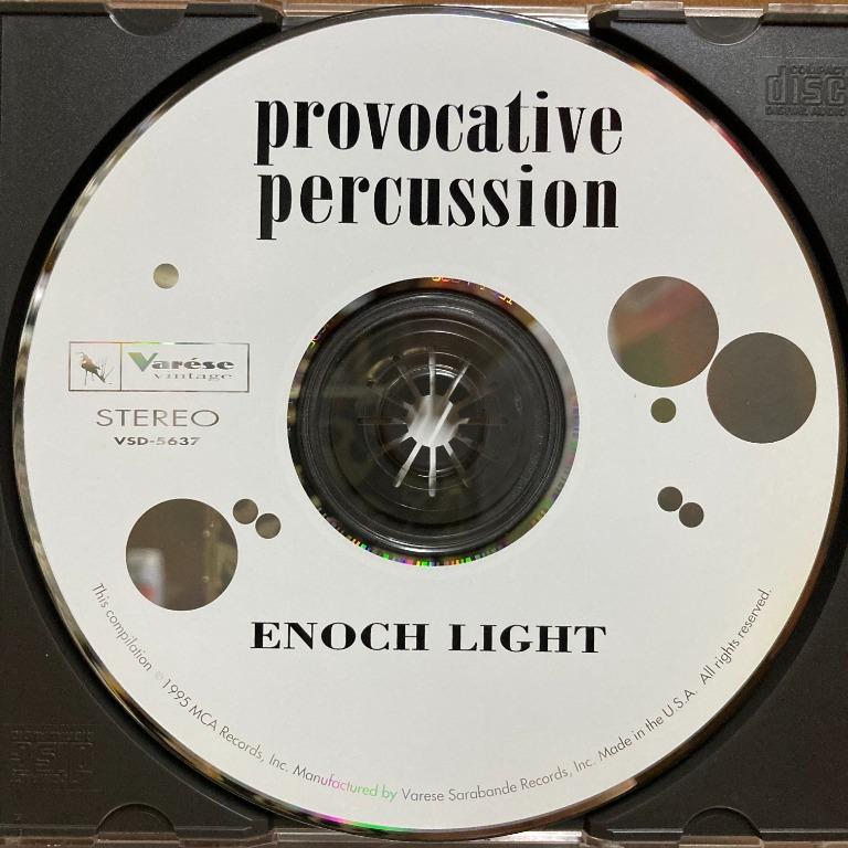 CD Enoch Light Provocative Percussion Bachelor Pad Music (US), 興趣及遊戲 ...