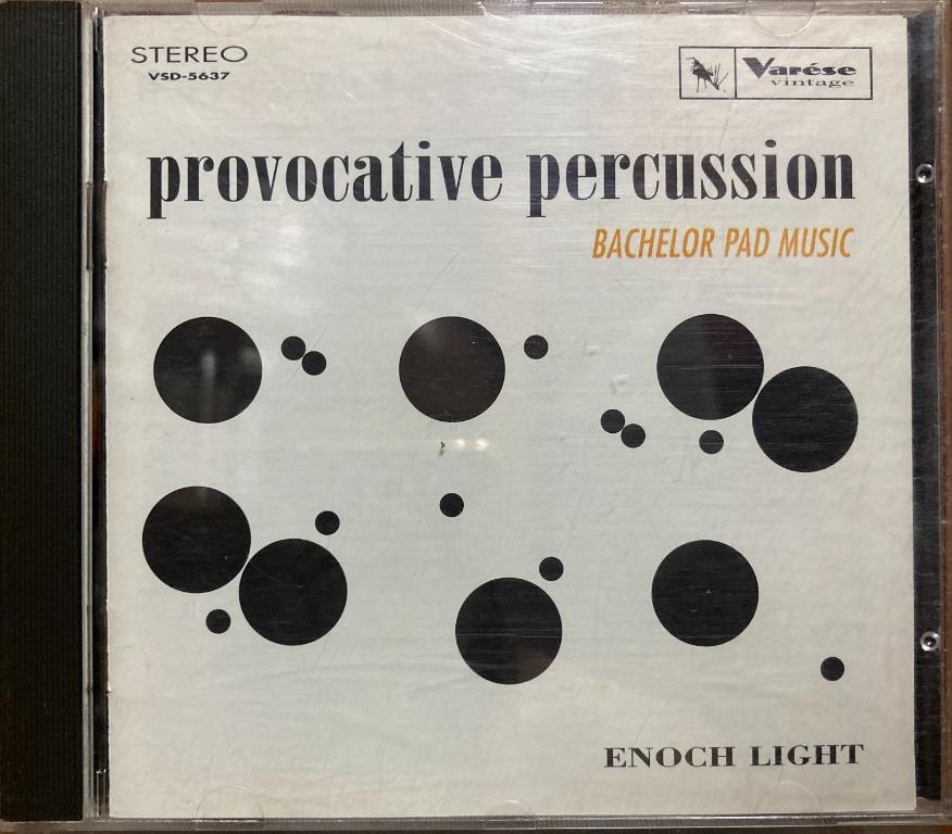 CD Enoch Light Provocative Percussion Bachelor Pad Music (US), 興趣及遊戲 ...