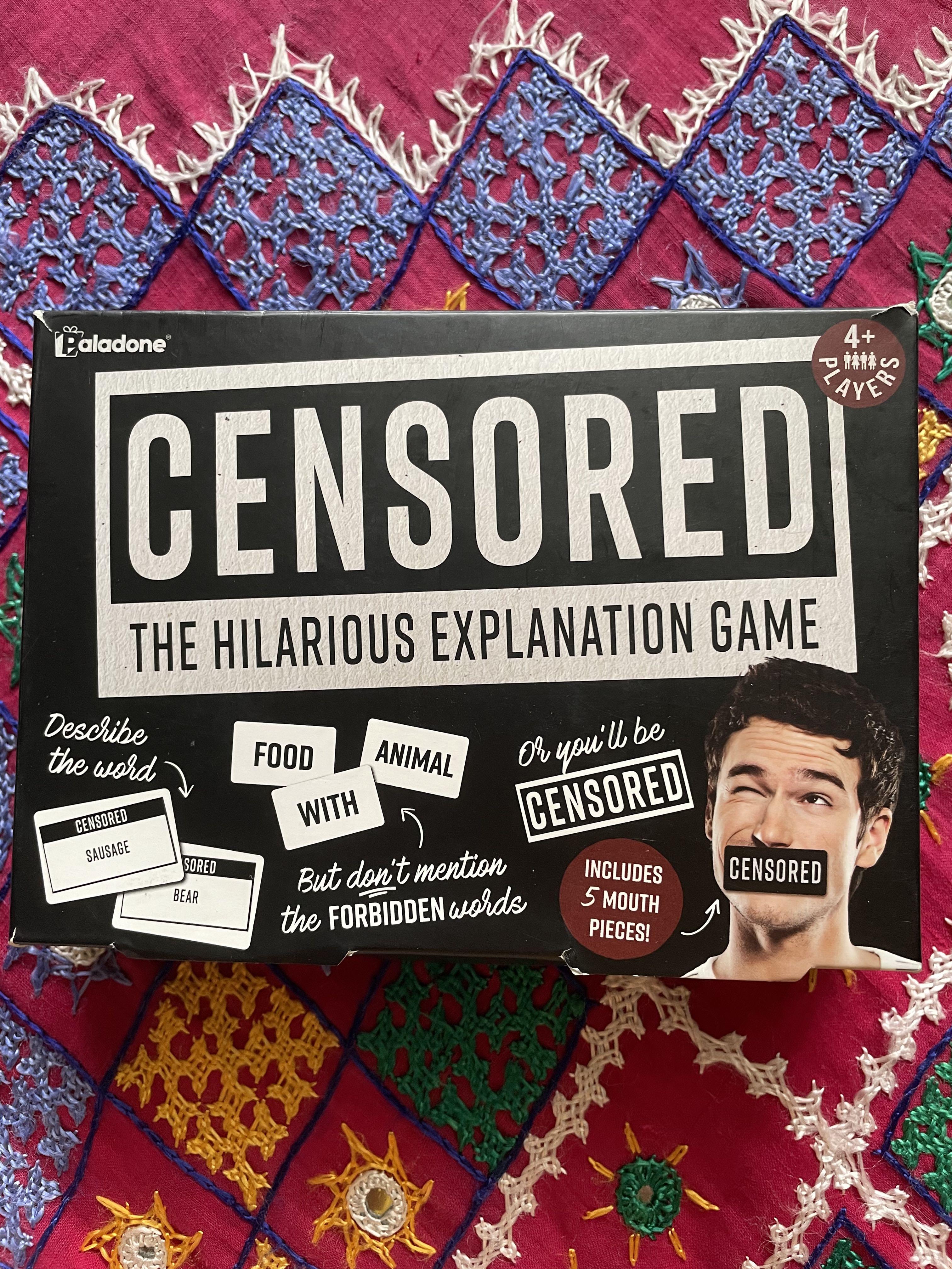 Censored Board Game, Hobbies & Toys, Toys & Games on Carousell