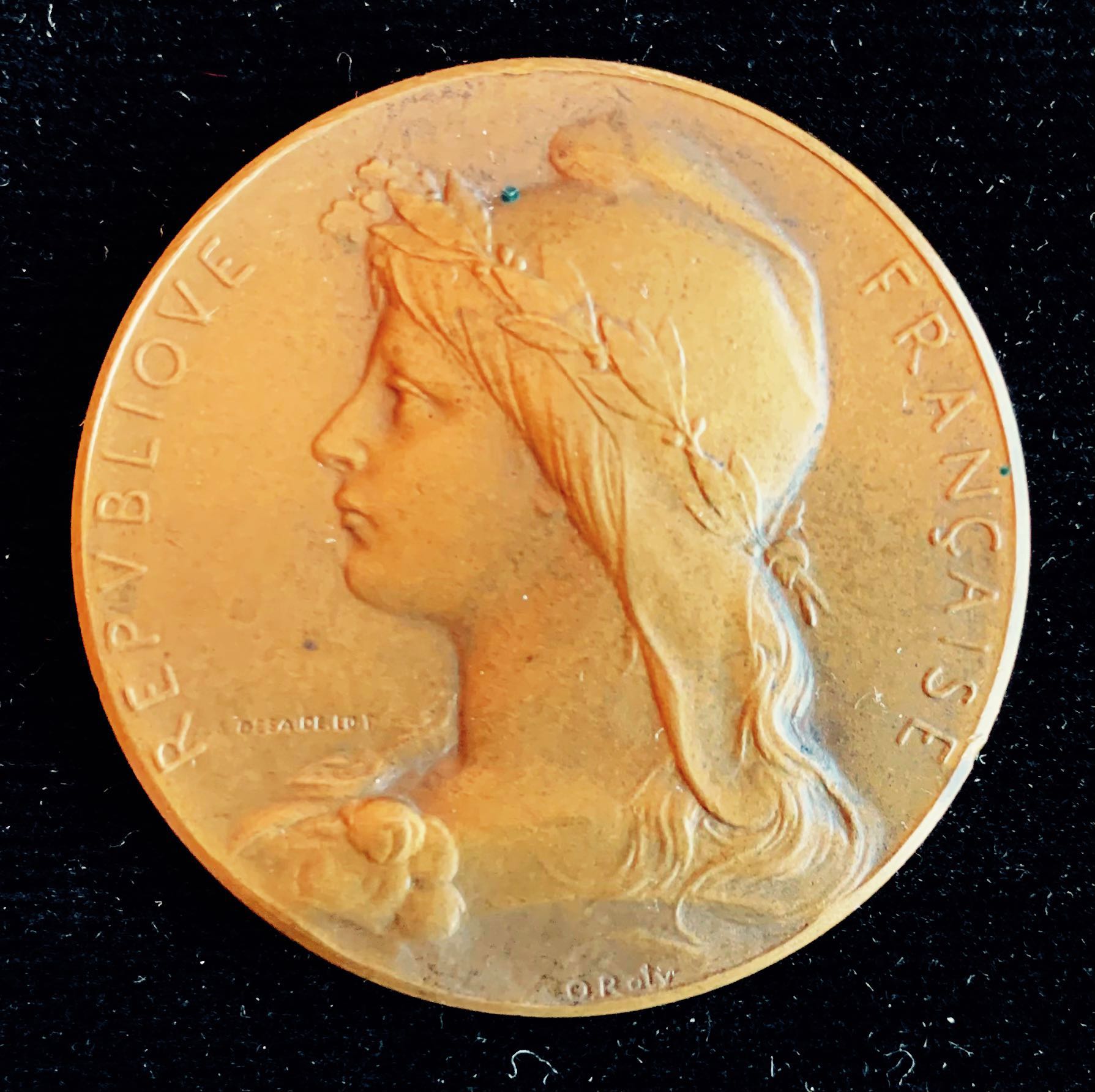 circa.late 1800's-early 1900's Old French Third Republic "The Lady ...