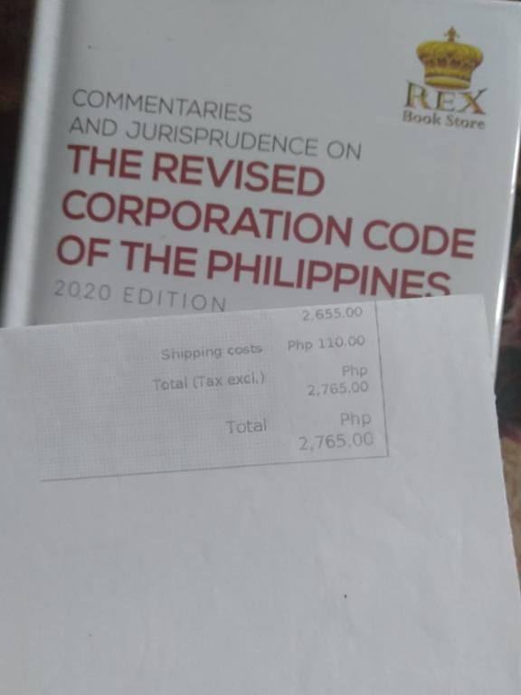 Commentaries and Jurisprudence on the Revised Corporation Code of the ...