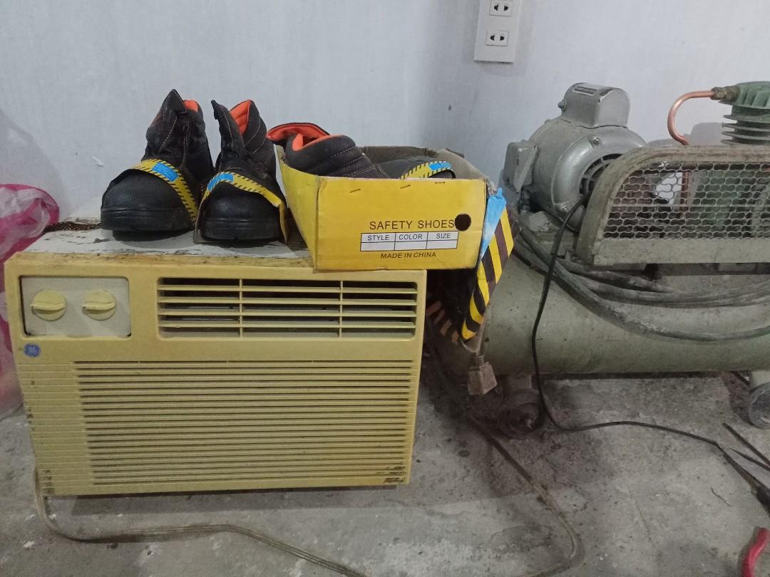 Compressor, safety shoes, aircon, Commercial & Industrial, Construction ...