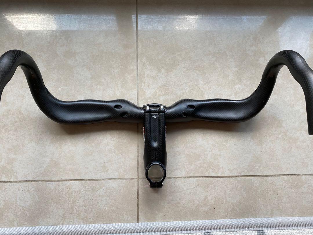 Controltech Carbon drop bar and stem, Sports Equipment, Bicycles ...
