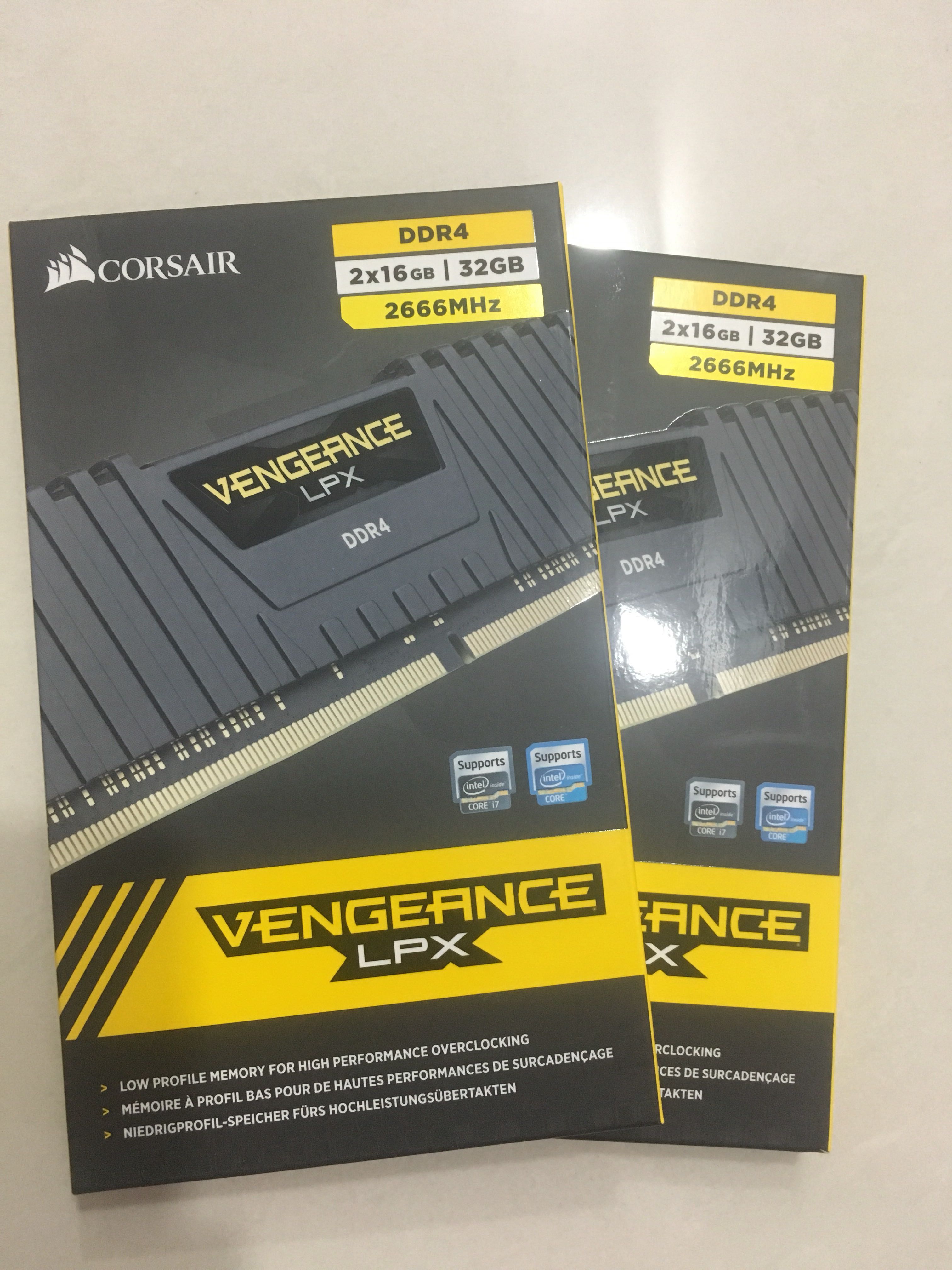 Corsair DDR4 ram 64GB bundle memory, Computers & Tech, Desktops on ...