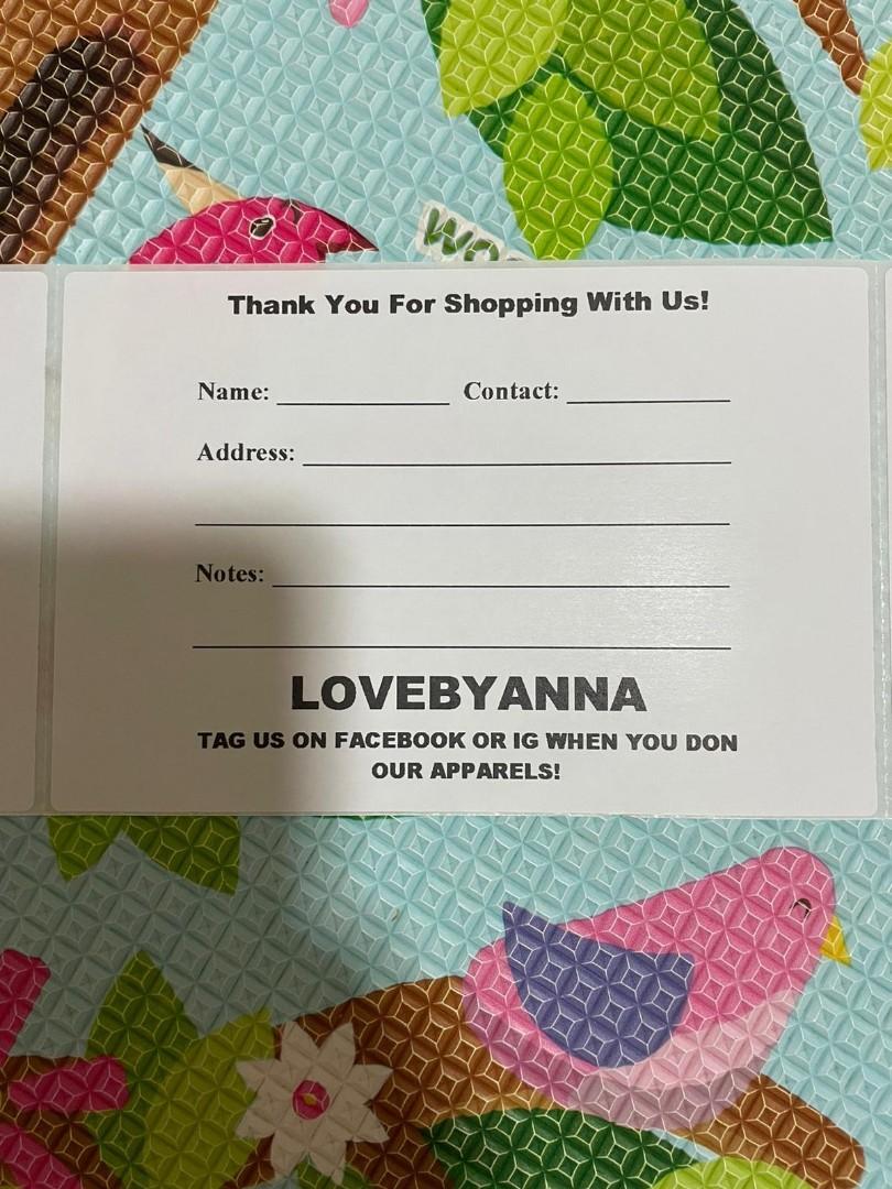 Customised Courier Label, Everything Else on Carousell