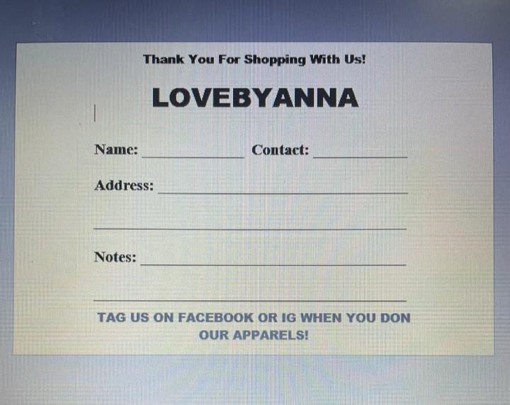 Customised Courier Label, Everything Else on Carousell