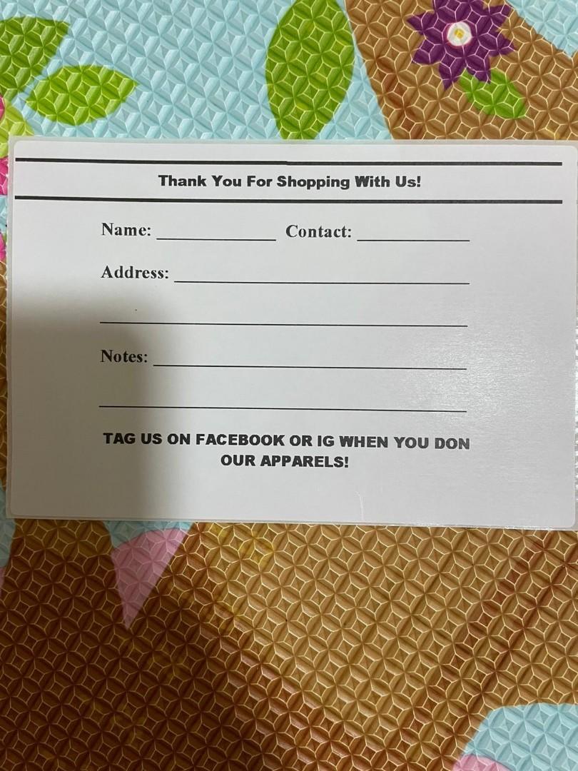 Customised Courier Label, Everything Else on Carousell